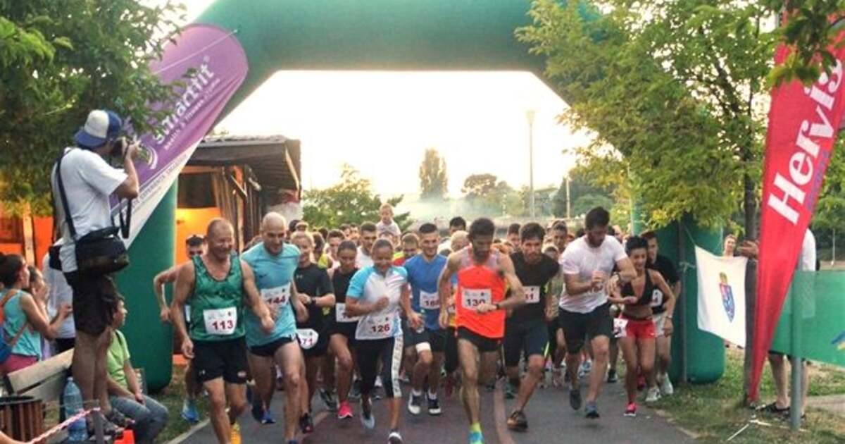 Cros nocturn: Alergare pe malul Begai, seara, la Timisoara - Tion