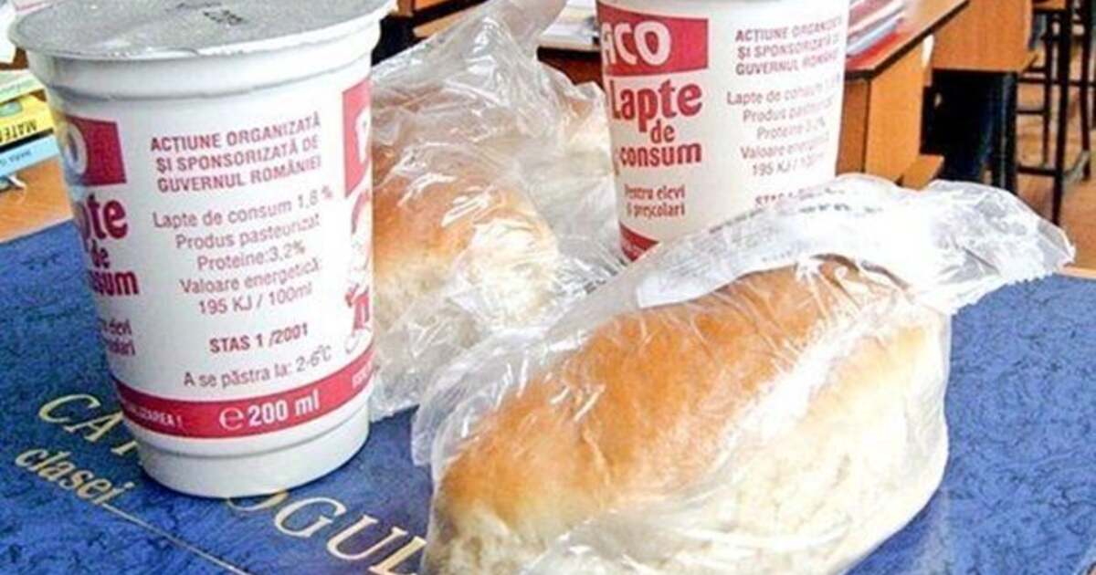 Lapte, corn si mar pentru zeci de mii de elevi din Timis - Tion