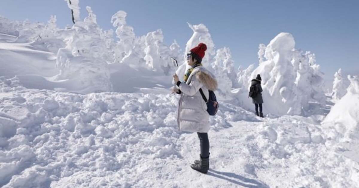 Imagini impresionante cu monstri de zapada din Japonia - Tion