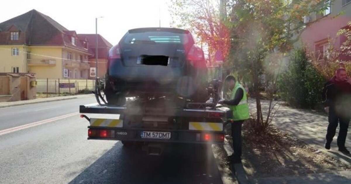 Politia Locala, la curatenie de masini parcate ilegal pe Calea ...