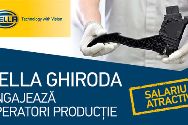 Fabrica HELLA Timișoara angajează operatori producție - Tion