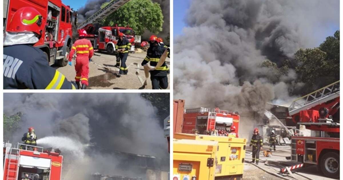 Incendiul de la depozitul de scule din Calea Dorobanților a fost ...
