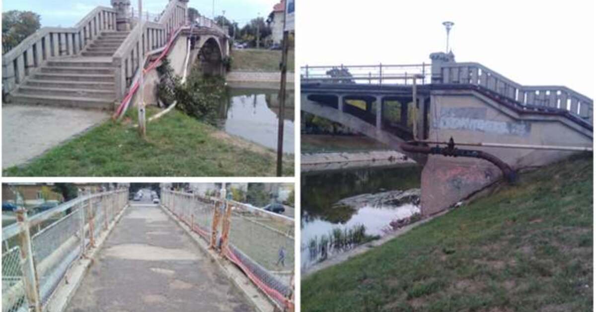 Începe demolarea Pasarelei Gelu-Crizantemelor. Lucrările modifică ...