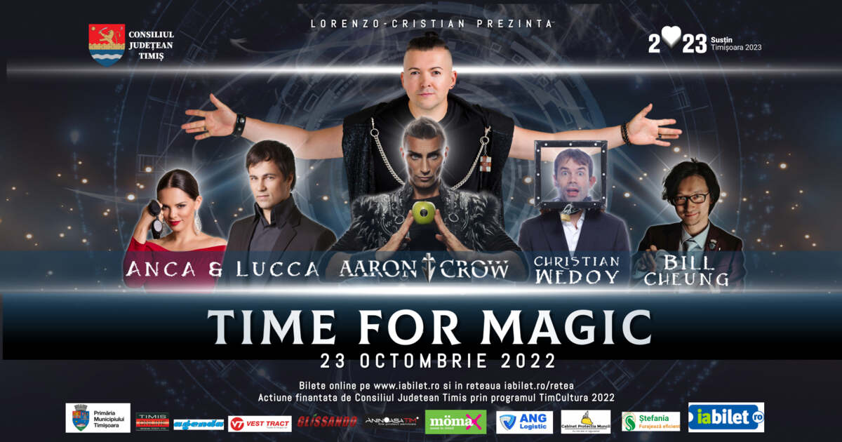 Anca, Lucca și Bill Cheung, campioni mondiali la Mentalism și Cartomagie, vor uimi Timișoara la ...