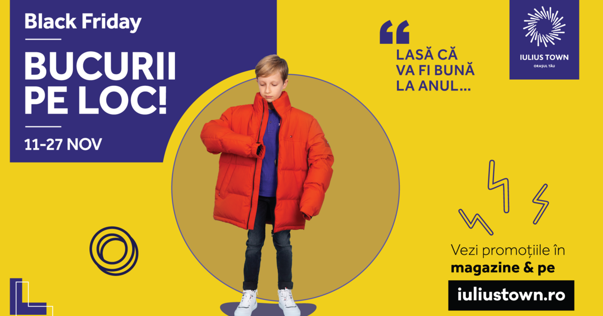 Reduceri de 70% de Black Friday la Iulius Town - Tion