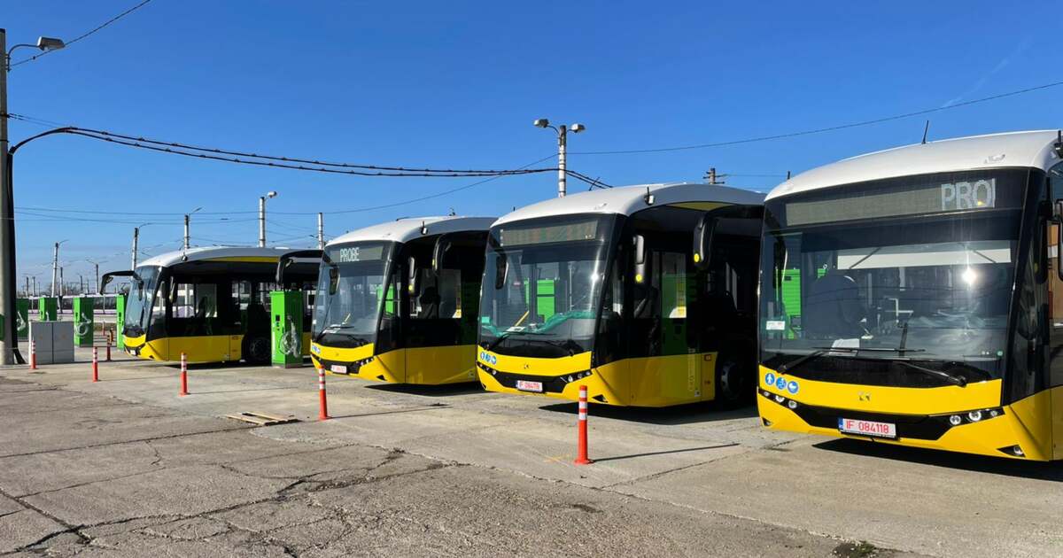 Încă două autobuze electrice, din cele 44, au ajuns la Timișoara - Tion