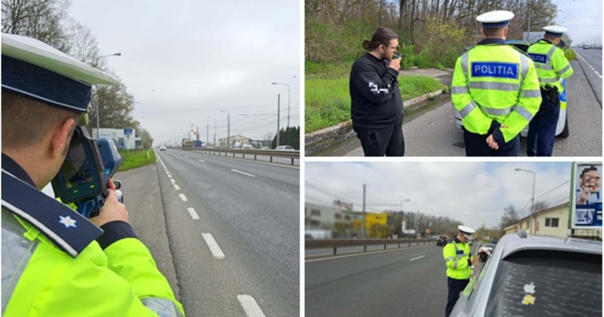 FOTO. Razie pentru prevenirea accidentelor, în zonele aglomerate din Timișoara. Zeci de amenzi ...