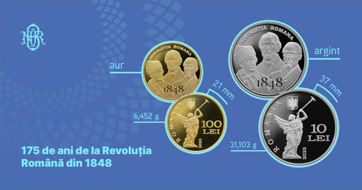 BNR lansează monede din aur şi argint cu tema „175 de ani de la ...