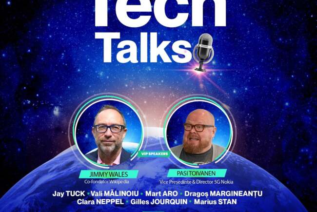 Jimmy Wales, unul dintre fondatorii Wikipedia, printre speakerii de la ...