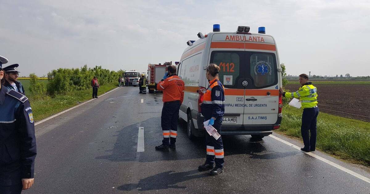 Accident rutier cu un mort și un rănit lângă Timișoara - Tion