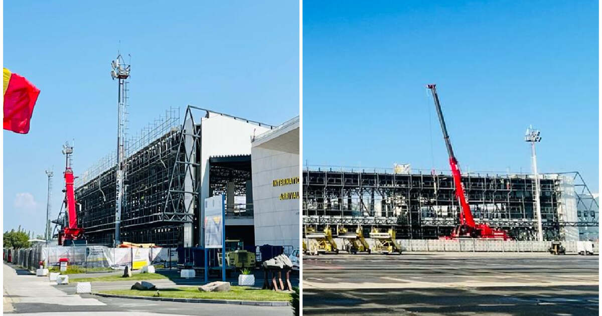 VIDEO. Lucrările la noul terminal al Aeroportului Internațional ...
