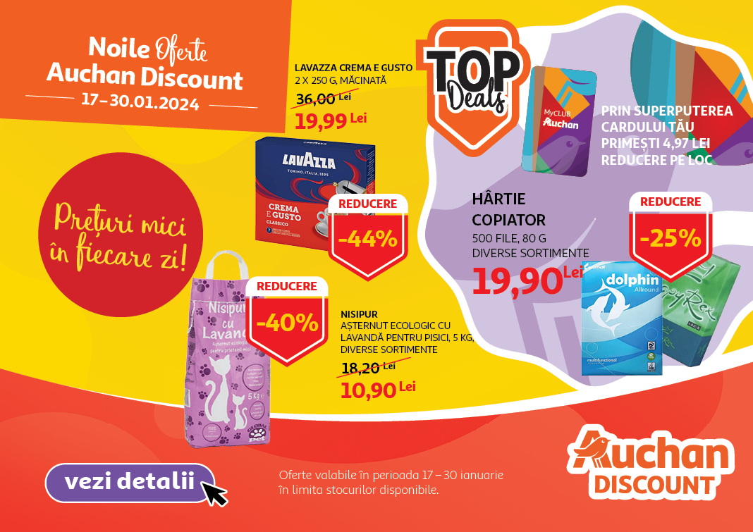 Super oferte, reduceri de peste 40% și tombolă cu premii în valoare de ...