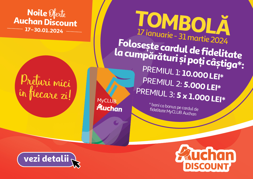 Super oferte, reduceri de peste 40% și tombolă cu premii în valoare de ...