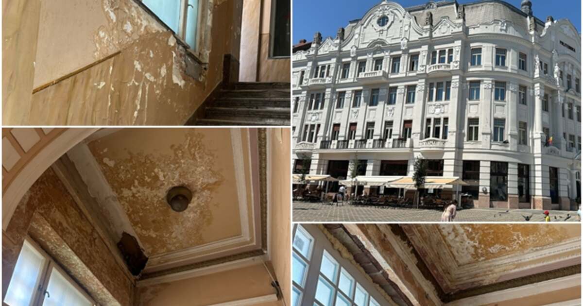 FOTO. Fațadă de vis, interior cu igrasie. Ce planuri are conducerea UPT ...