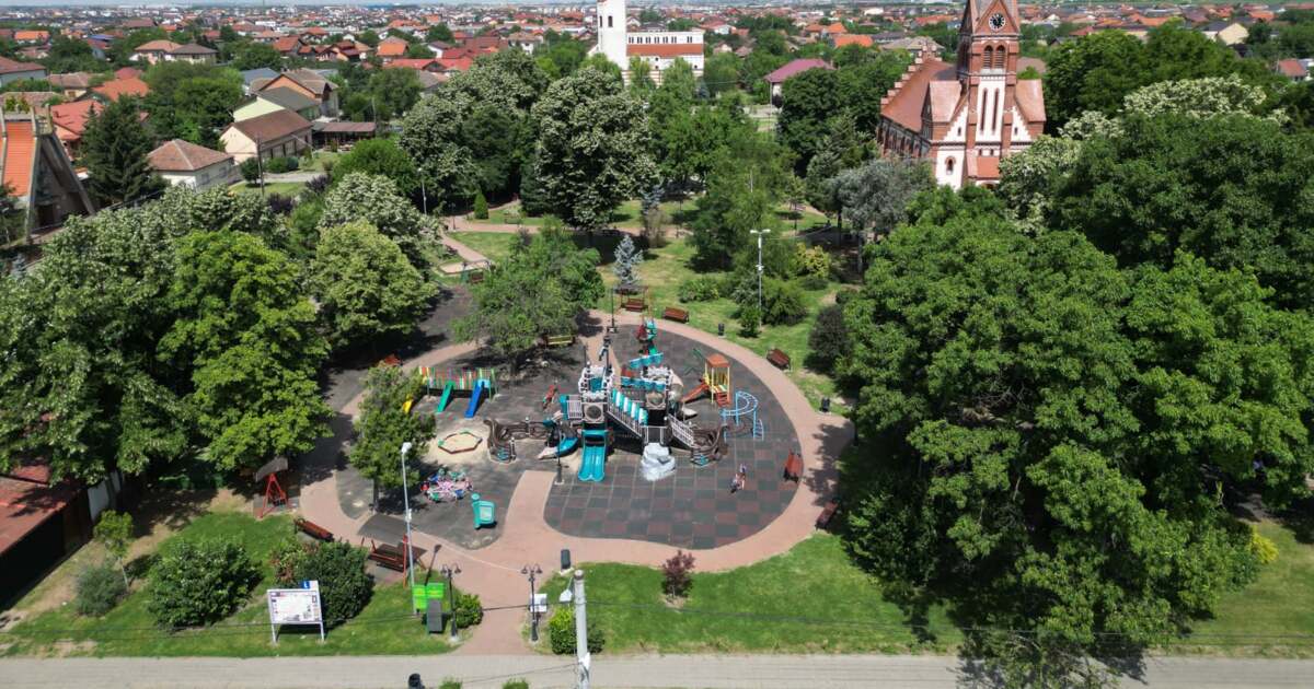 Copiii din Dumbrăvița se vor putea juca într-un parc modernizat - Tion