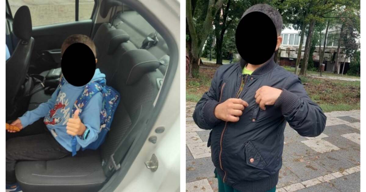 Copii rătăciți în drum spre casă de la școală. Au avut noroc că i-au ...