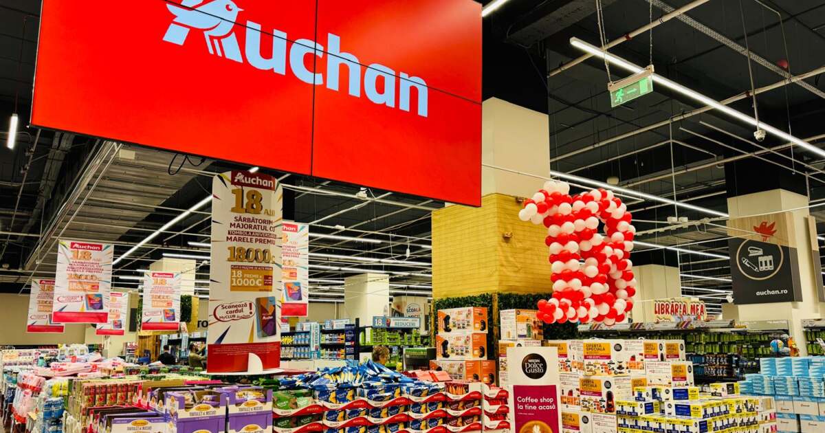 Auchan sărbătorește majoratul cu peste 1.000 de oferte și reduceri de ...