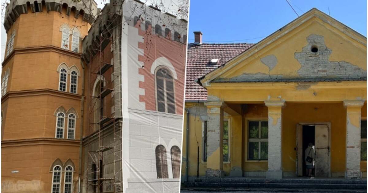 FOTO. Castelul Huniade din Timișoara și Conacul Navay din Óföldeák ...