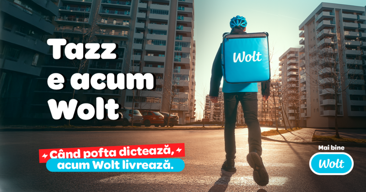 Wolt ajunge în Timișoara - Tion