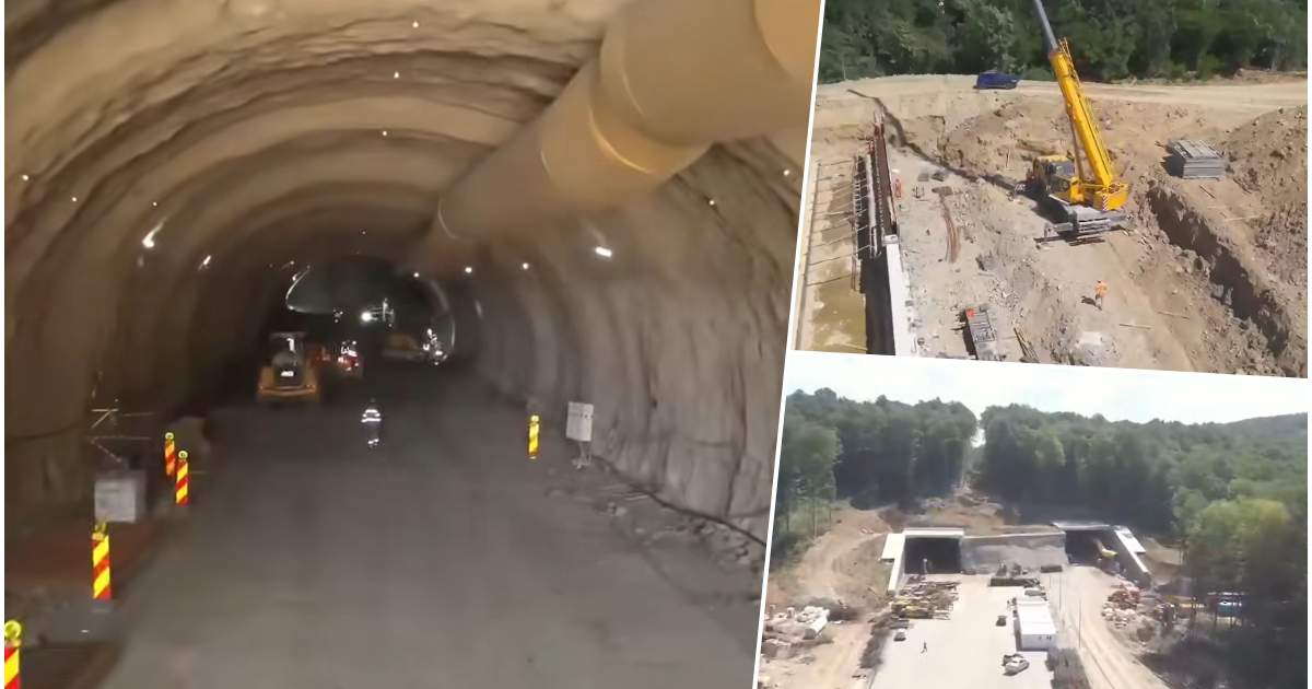 VIDEO. Lucrările pe autostrada Margina – Holdea, la 25%. În curând s-ar putea vedea „luminița ...