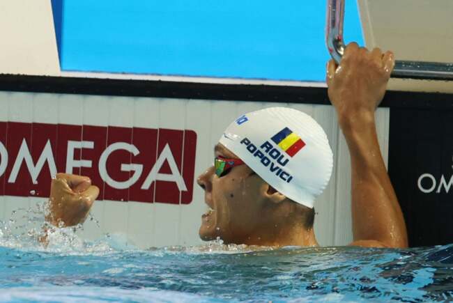 David Popovici, încă un aur la Singapore! A câștigat și proba de 100 de metri liber - Tion