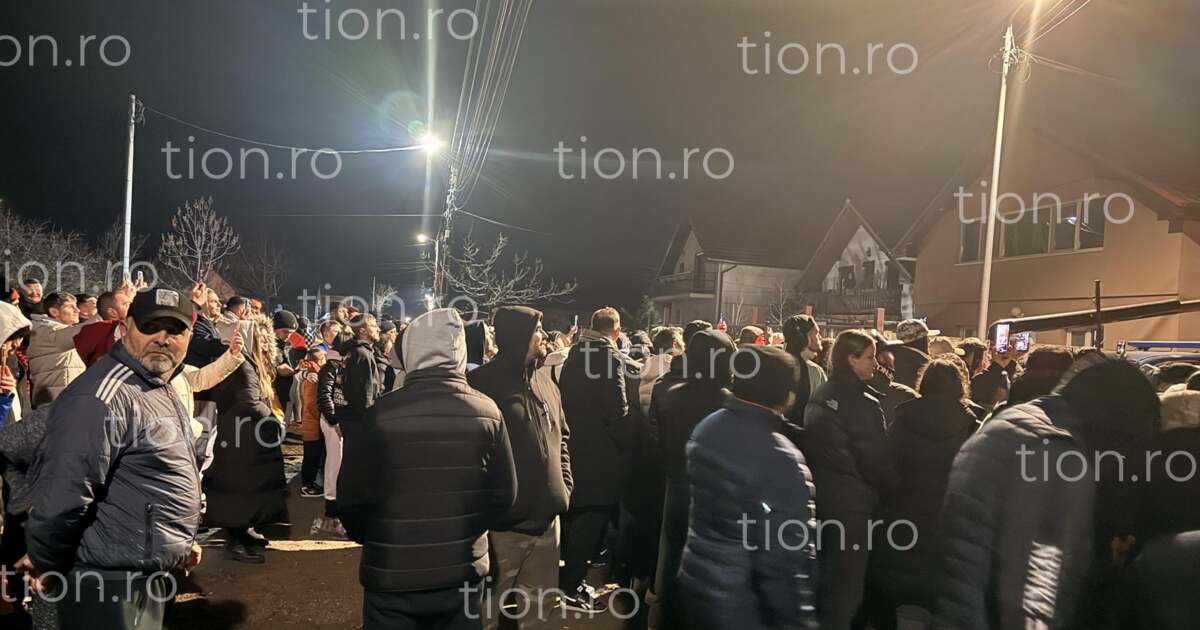 Protest spontan Sânmihaiu Mare - Tion