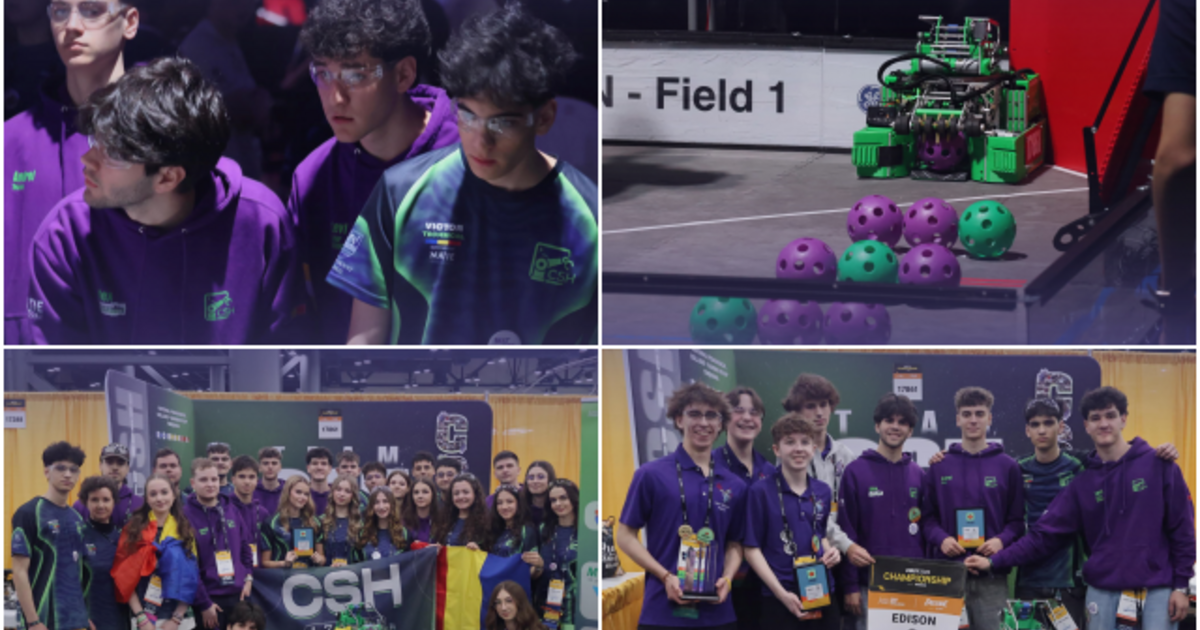 Echipa CSH din Timișoara, premiată la Campionatul Mondial de Robotică ...