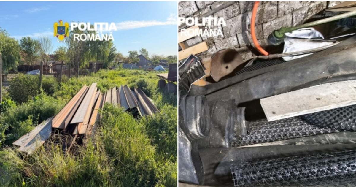 FOTO. Lovitură la hoții de fier. Percheziții și prejudiciu de peste 50. ...