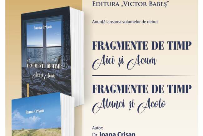 De la neurologie la poezie. Tânăra doctoriță Ioana Crișan își lansează ...